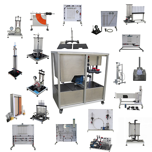 Equipo de laboratorio de fluidos Equipo de experimento de mecánica de ...
